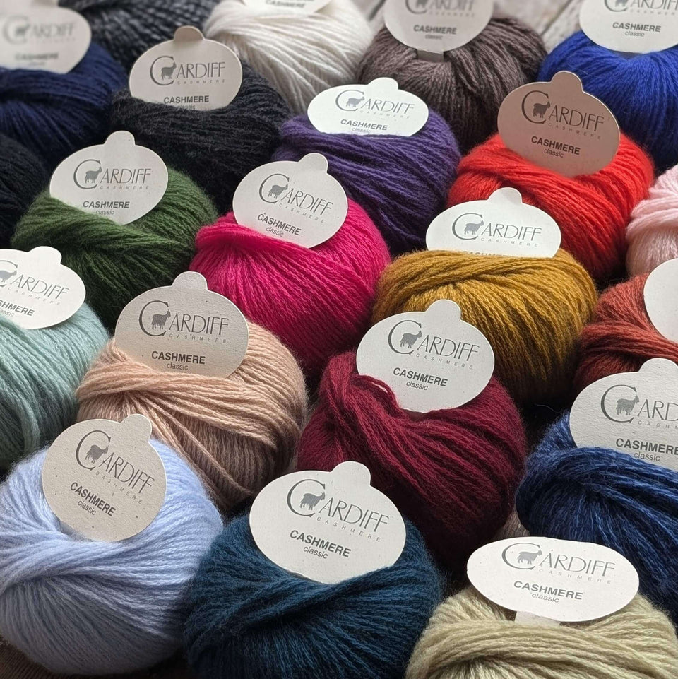 Cardiff Cashmere | Classic | DK Weight Luxury Yarn – Knit With Me